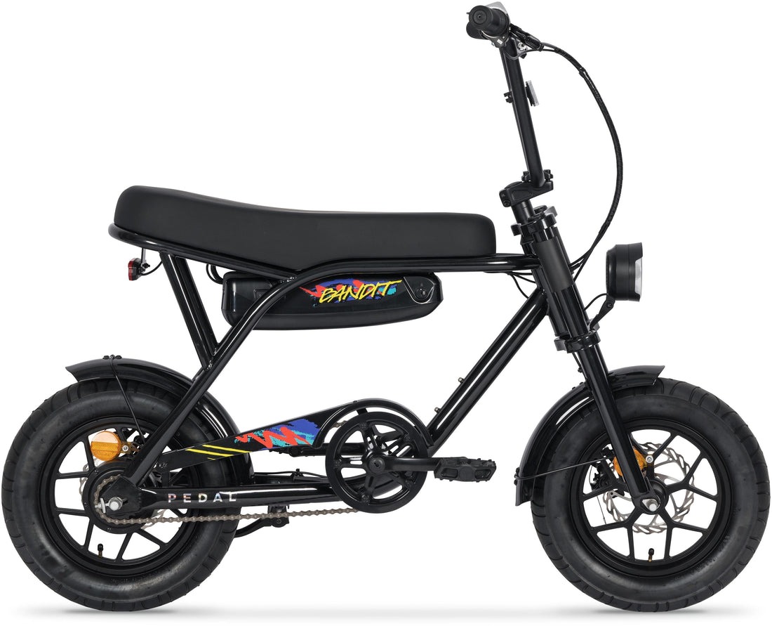 Pedal Bandit Mini 14" Electric Fat Tyre Bike Black – Pedal Bikes