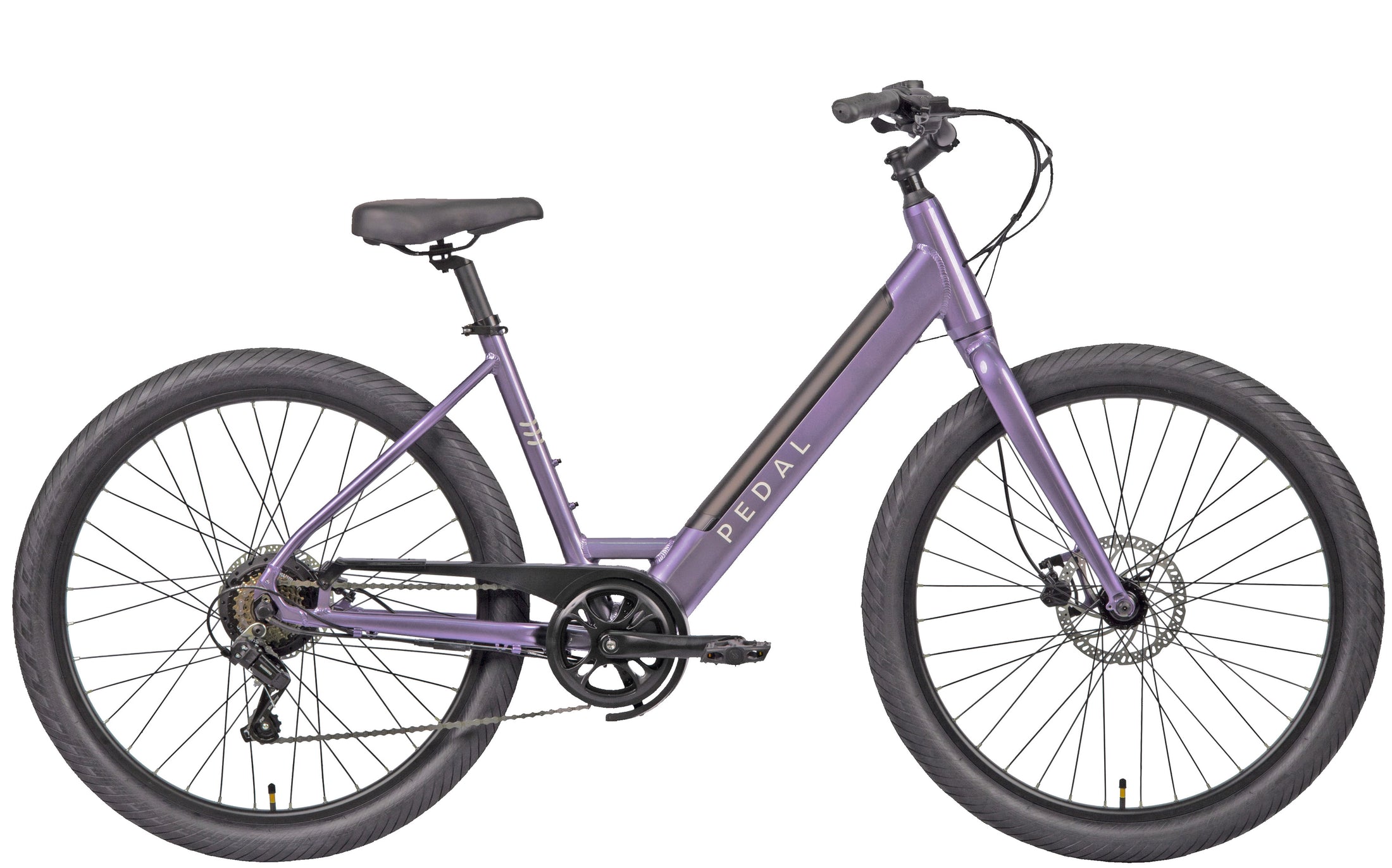Pedal Breeze ST Electric Cruiser Bike Gloss Metal Lilac – Pedal Bikes