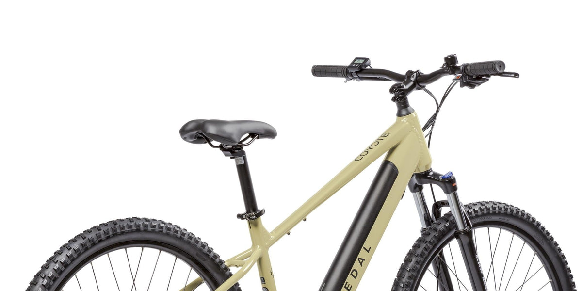 Pedal Coyote 3 SO Electric Hardtail Mountain Bike Sand – Pedal Bikes