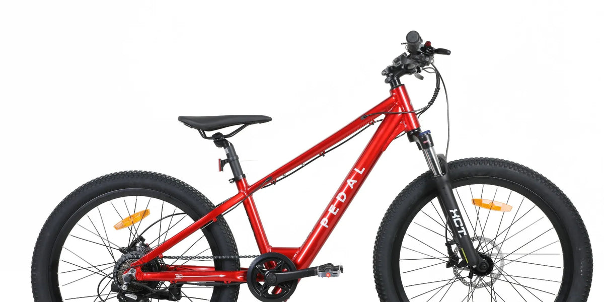 Pedal Warrior 24" Electric Mountain Bike Green | Pedal | Pedal Bikes