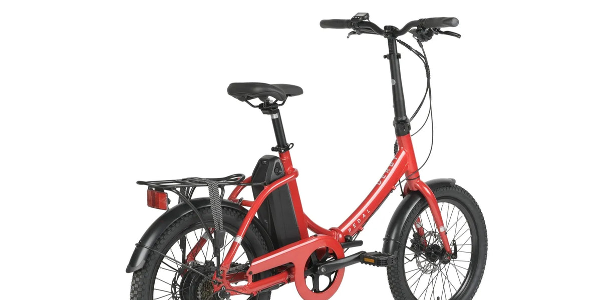 Pedal Derby Electric Folding Bike Red – Pedal Bikes