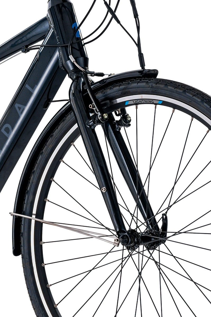 Pedal Lightning 27.5 Electric Hybrid Bike Black | Pedal | Pedal Bikes
